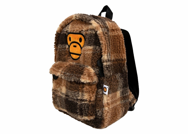 BAPE Baby Milo Mini Fur Check Backpack Multicolor - SS24 - US