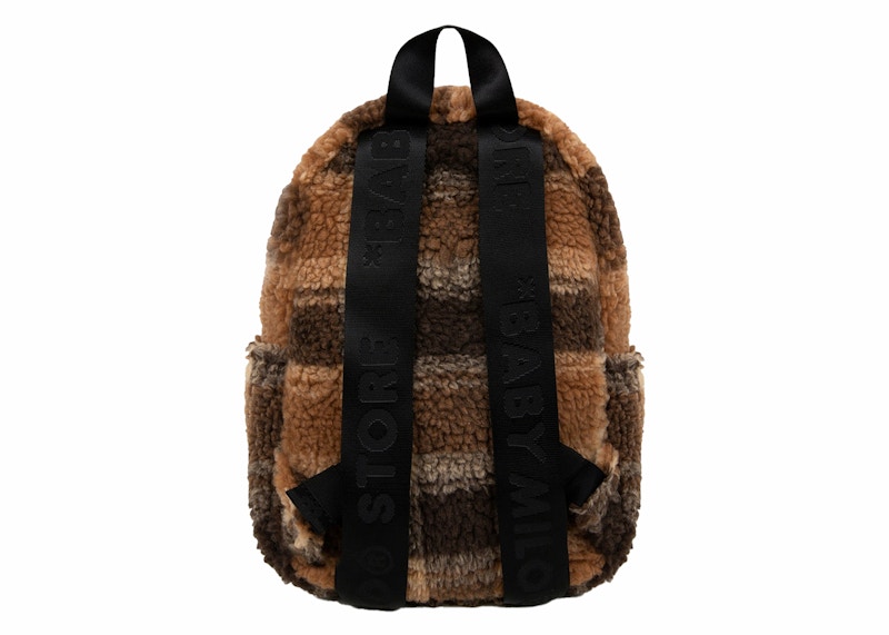 BAPE Baby Milo Mini Fur Check Backpack Multicolor - SS24 - US
