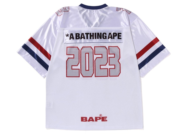 BAPE Bape Football Jersey White Men's - SS23 - US