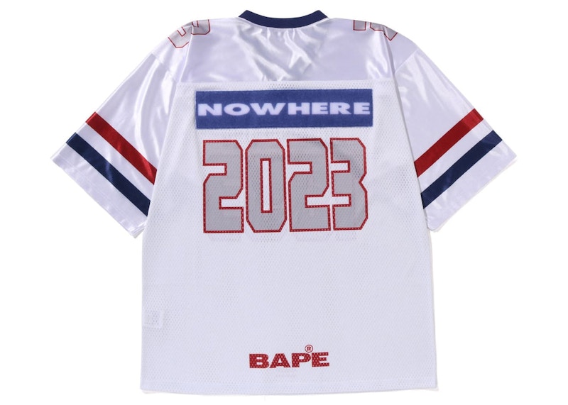 BAPE Bape Football Jersey White Men's - SS23 - US