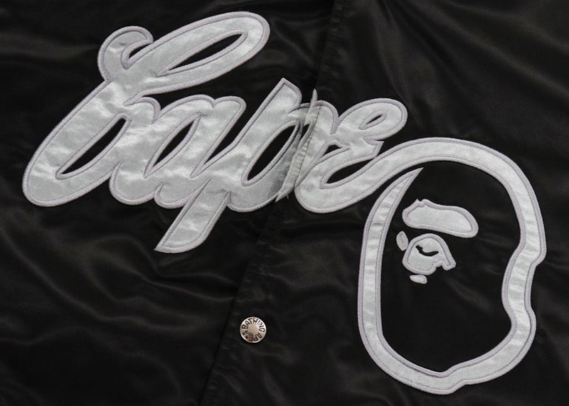 BAPE Baseball Jacket Black Men's - FW21 - US