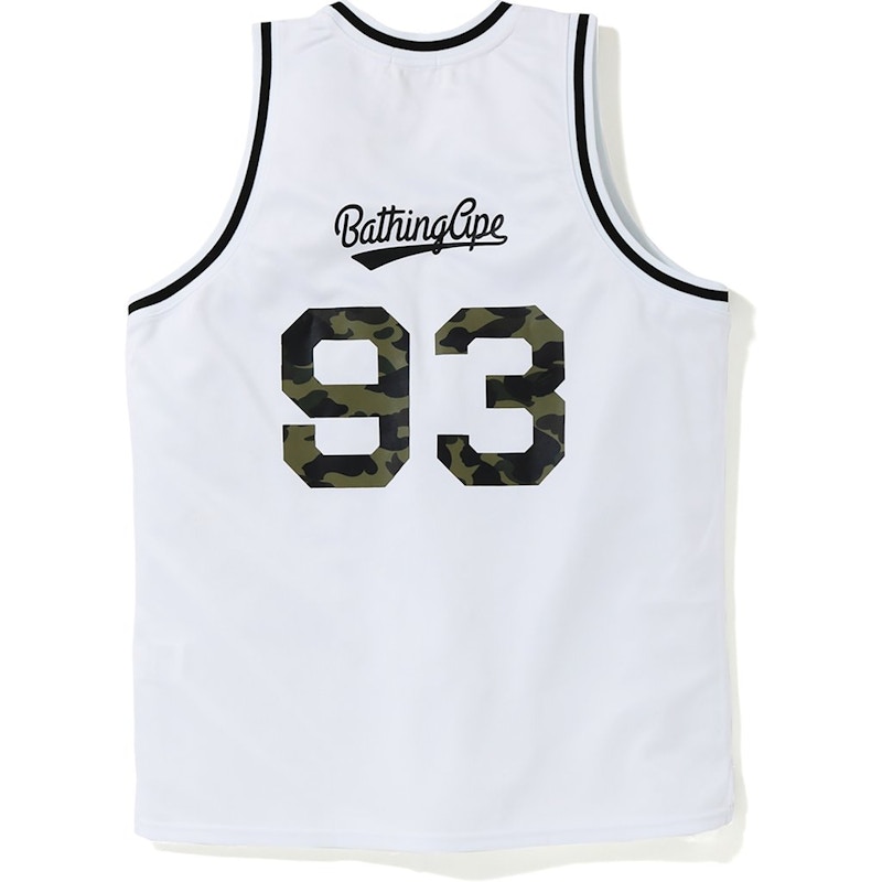 BAPE Basketball Tank Top White Men's - SS19 - US
