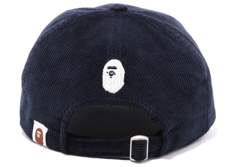 BAPE Bathing Ape Corduroy Cap Navy Men's - FW22 - US