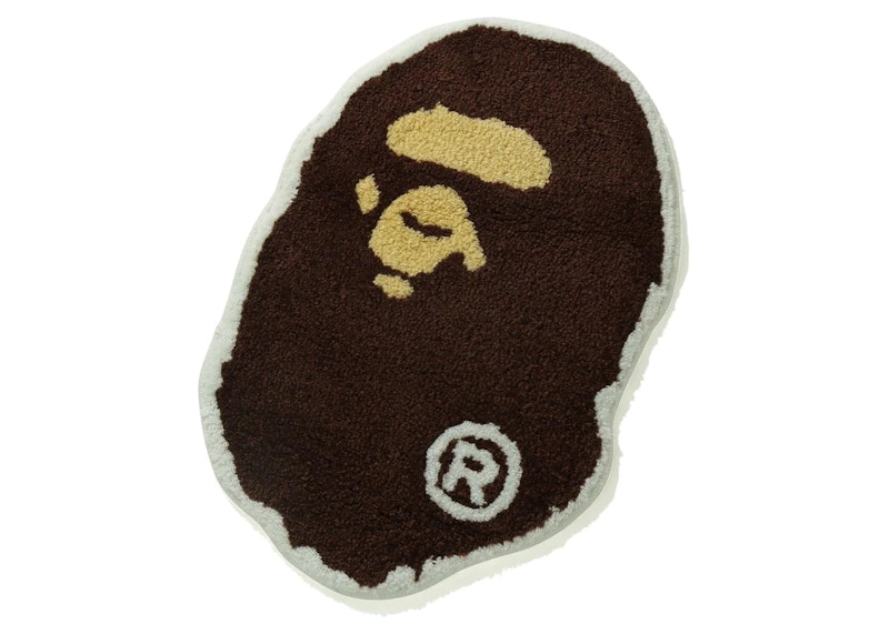 BAPE Big Ape Head Rug Mat Brown - SS23 - US