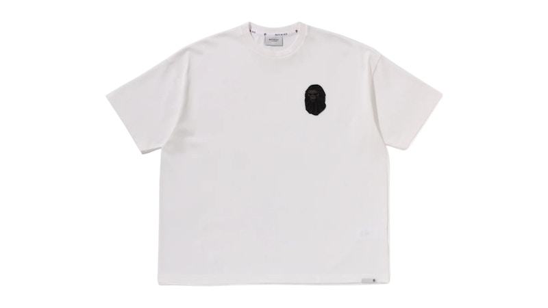 BAPE Black Badge II Logo Tee White Men's - SS25 - US