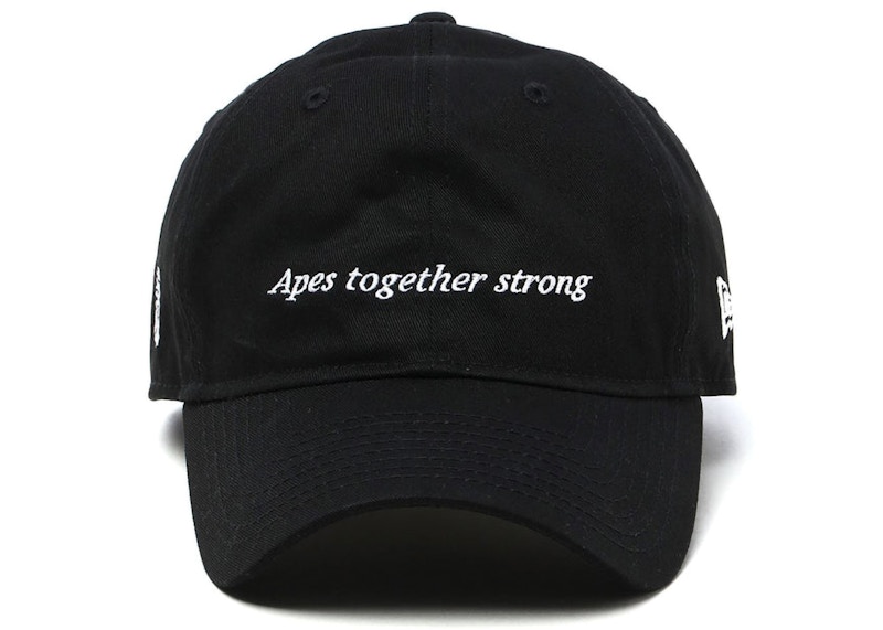 BAPE Black Message Cap Black - SS23 - US