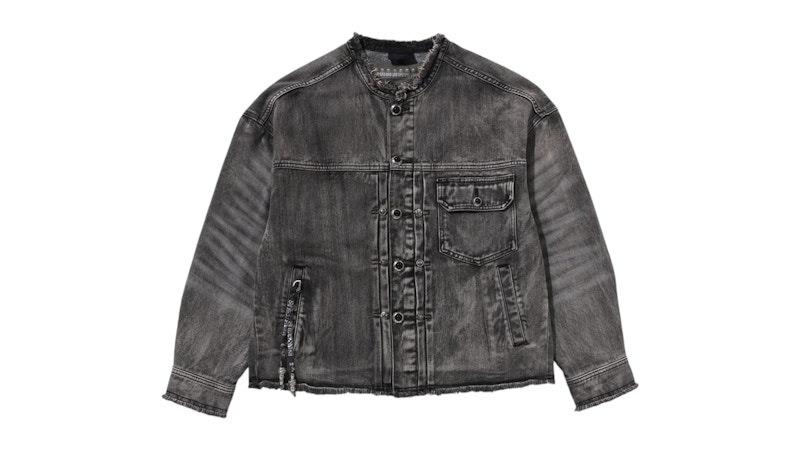 BAPE Black Paisley Patch Collarless Jacket Black Men's - SS25 - US