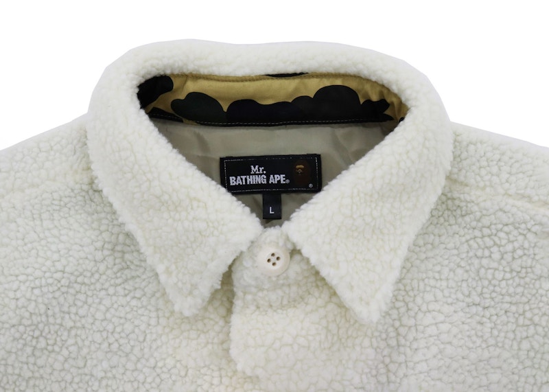 BAPE Boa Shirt White Men's - FW21 - US