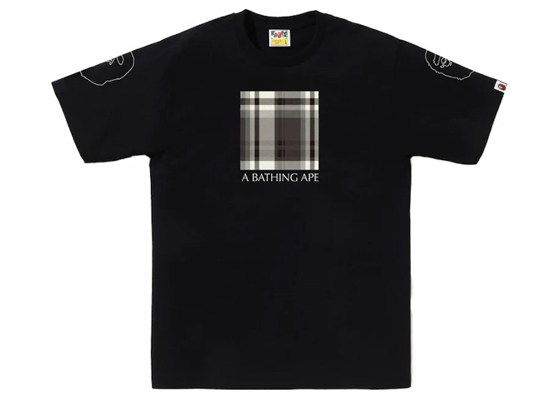 BAPE Check Box Tee Black Men's - FW23 - US