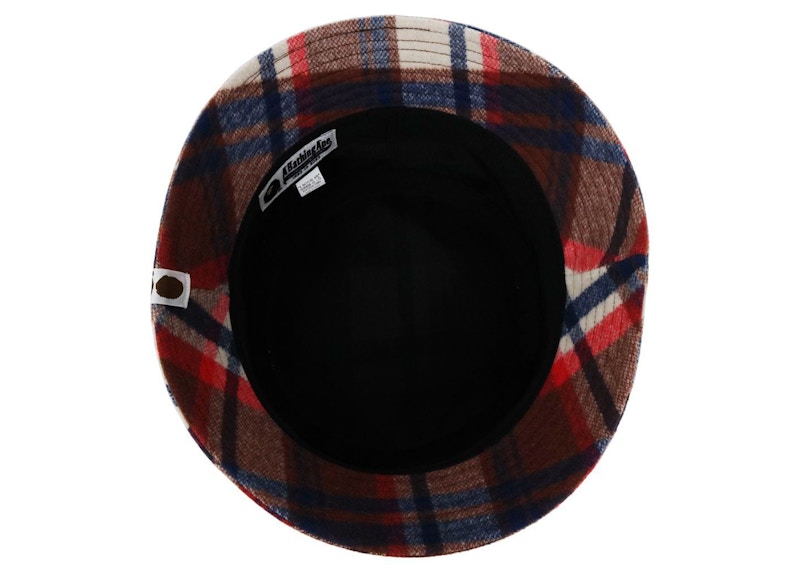 BAPE Check Hat Red - FW21 - US