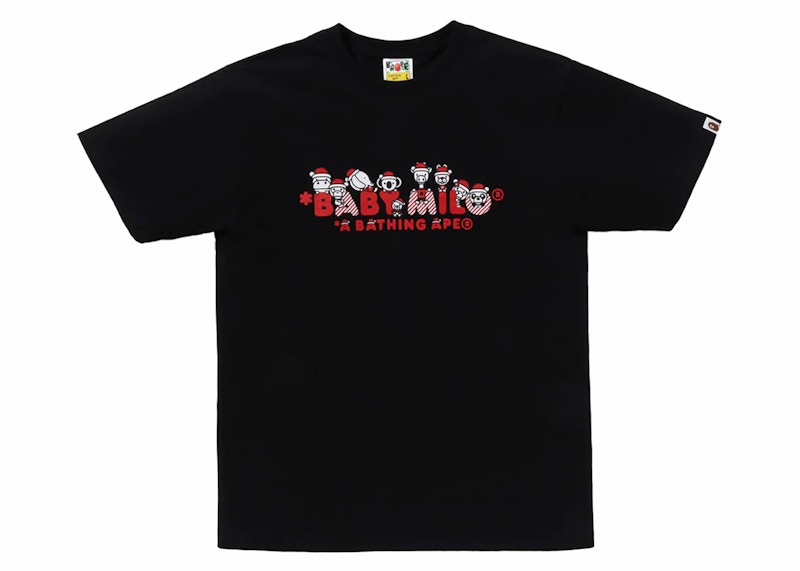 BAPE Christmas Baby Milo Tee (FW23) Black Men's - FW23 - US