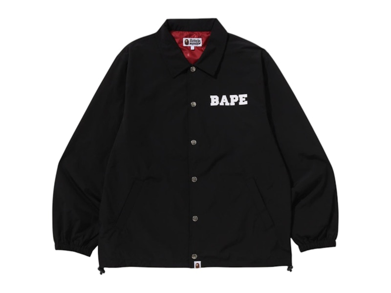 BAPE College Coach Jacket (SS25) Black Men's - US