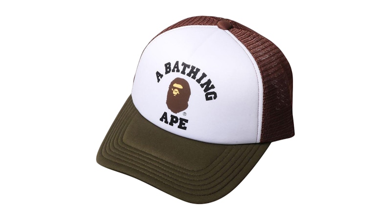 BAPE College Mesh Cap (FW25) Olive Men's - FW25 - US