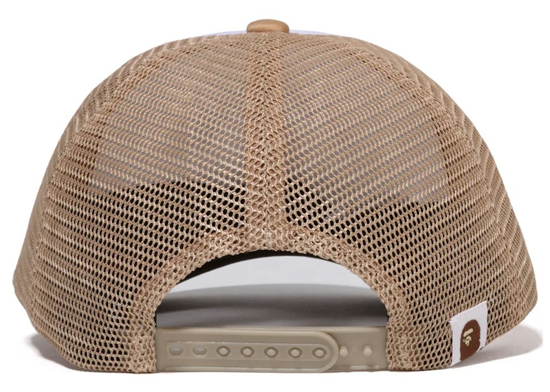 BAPE College Mesh Cap (SS24) Beige Men's - SS24 - US