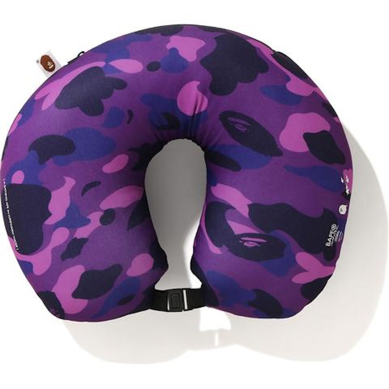 BAPE Color Camo 2Way Neck Pillow Purple Men's - FW20 - US