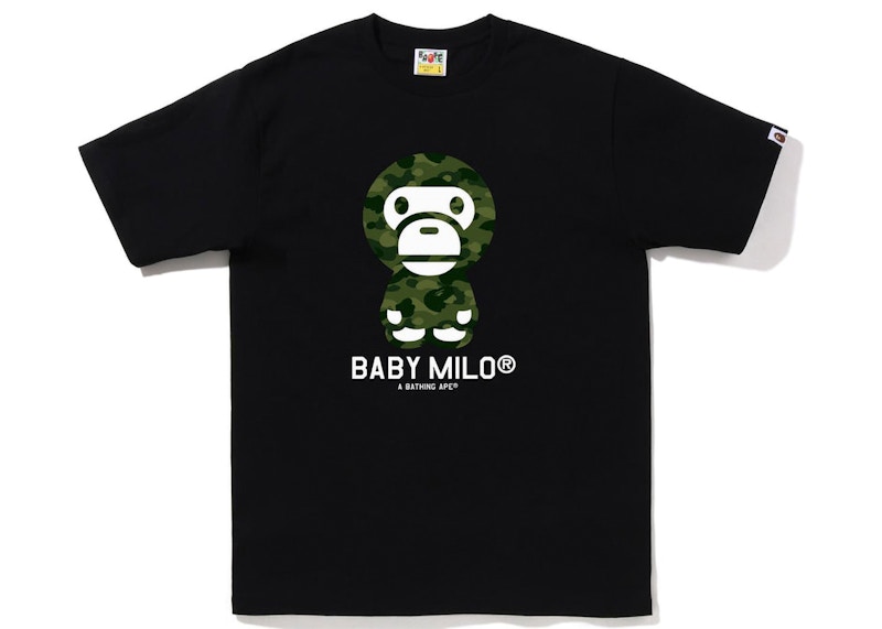 BAPE Color Camo Baby Milo Tee (FW22) Black Green Men's - FW22 - US