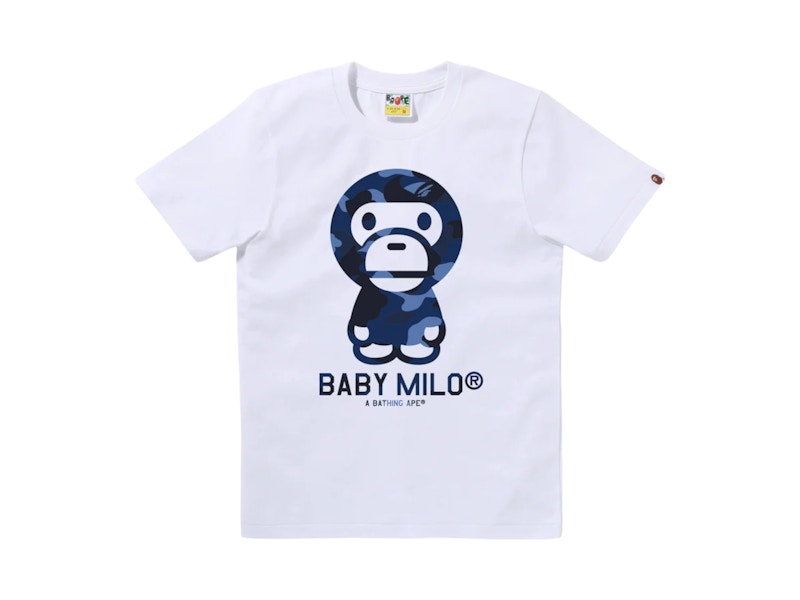 BAPE Color Camo Baby Milo Tee(FW25) White x Navy - FW25 - US