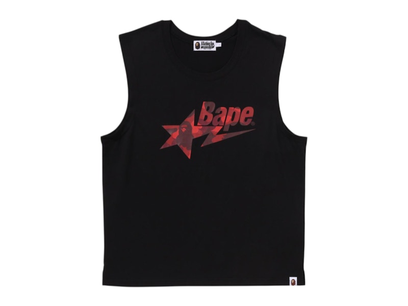 BAPE Color Camo Bape Sta Tank Top Black Men's - US