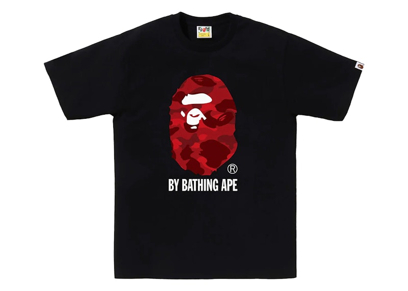 BAPE Color Camo By Bathing Ape Tee (FW24) Black/Red Men's - FW24 - US