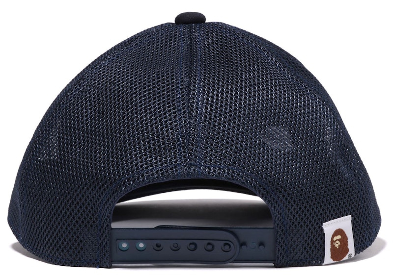 BAPE Color Camo Nyc Logo Mesh Cap (FW22) Navy - FW22 - US