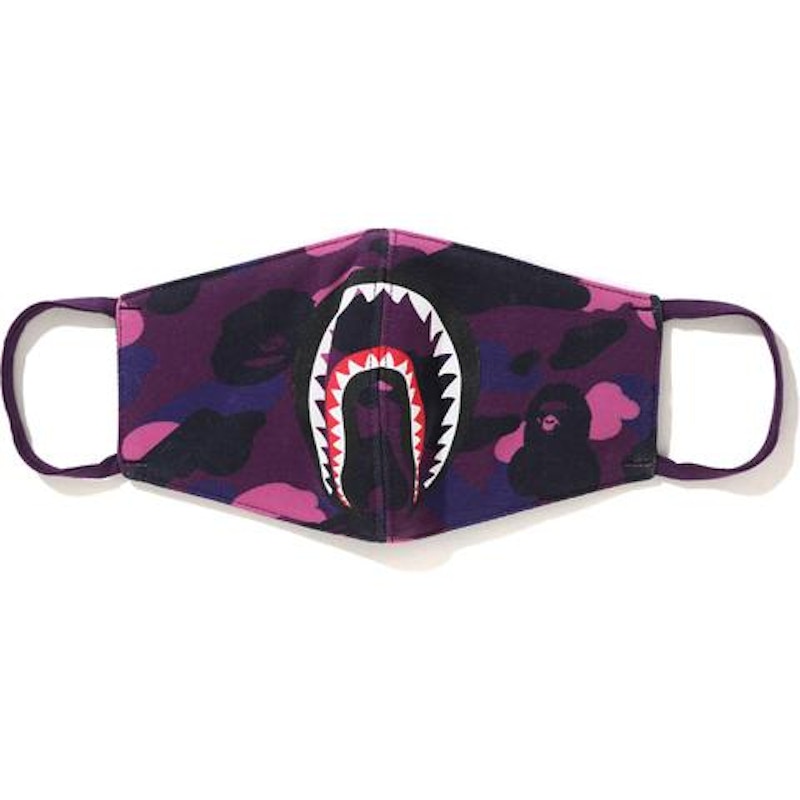 BAPE Color Camo Shark Mask (SS21) Purple - SS21 - GB