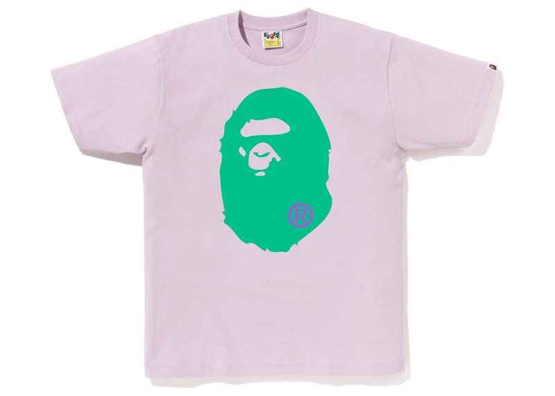 BAPE Colors Big Ape Head Tee (SS23) Pink - SS23 - DE