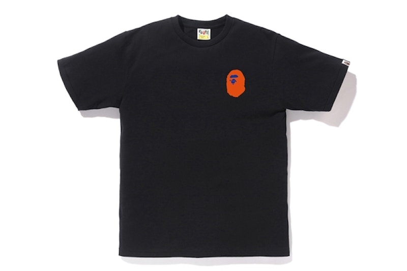 BAPE Colors Multi Logo Tee Black Men's - FW19 - US