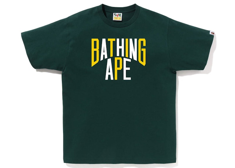 BAPE Colors NYC Logo Tee (SS23) Green Men's - SS23 - US