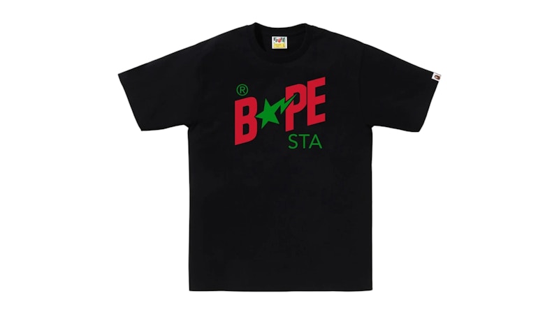 BAPE Colors Sta Tee Tee Black Men's - SS25 - US