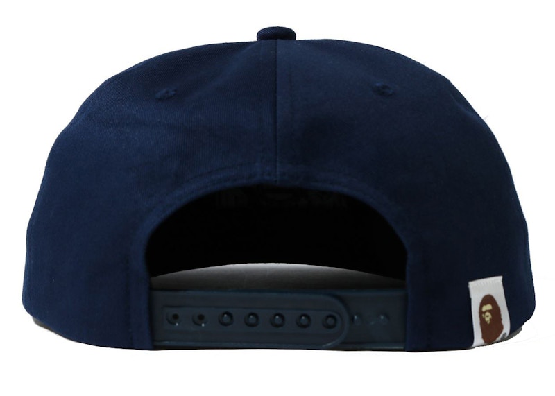 BAPE Double Visor Milo Snapback Cap Navy - FW21 - US