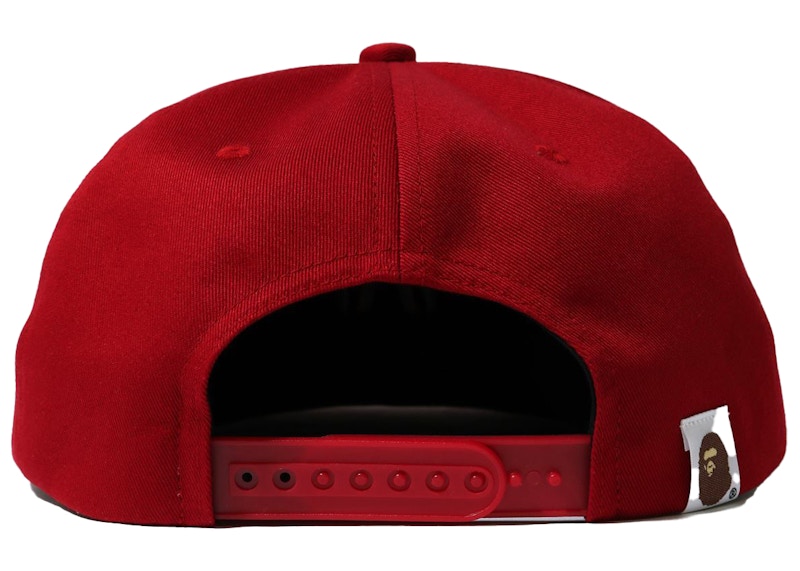 BAPE Double Visor Shark Snapback Cap Red - SS21