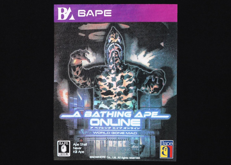 BAPE Game Package Crewneck Black Men's - SS22 - US