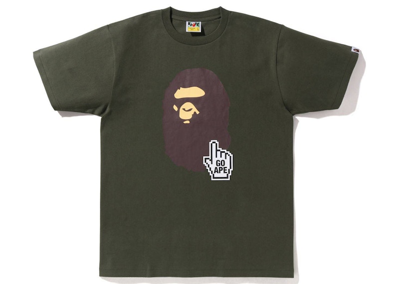 BAPE Go Ape Online Exclusive Tee Olive Drab - SS22 - US