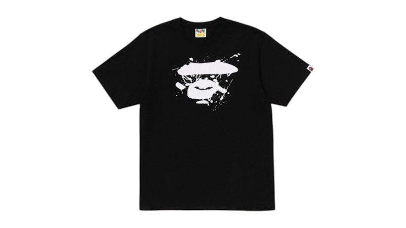 BAPE Graffiti Ape Face T-shirt Black Men's - SS26 - US