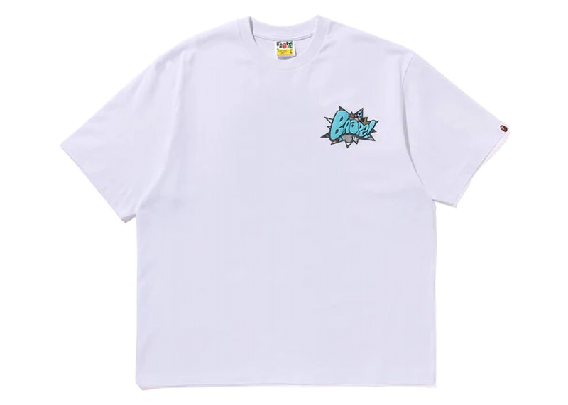 BAPE Graffiti Bape Relaxed Fit Tee White - SS24 - US