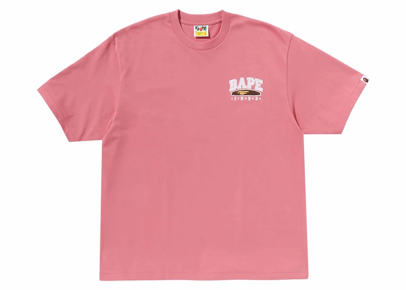BAPE Hand Draw Bape Relaxed Fit Tee Pink Men's - SS24 - US