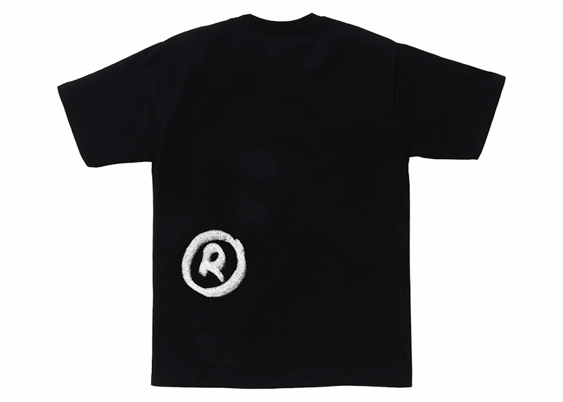 BAPE Hand Draw By Bathing Ape Tee Black Men's - SS24 - US