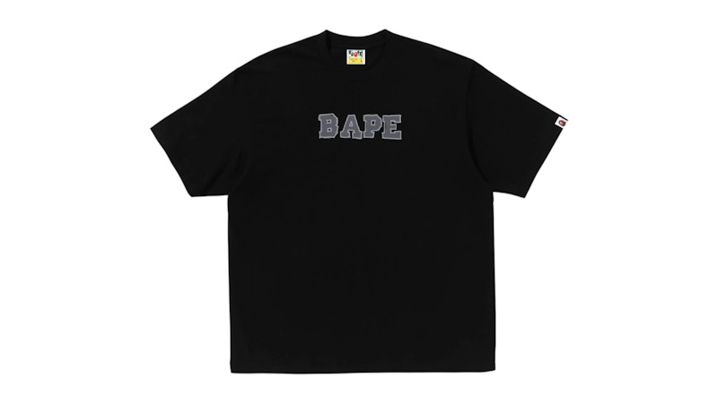 BAPE Hand Draw Logo Relaxed Fit Tee Black 남성 - FW25 - KR