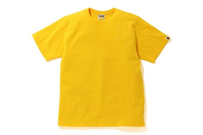 BAPE Head One Point Tee Yellow Men's - US