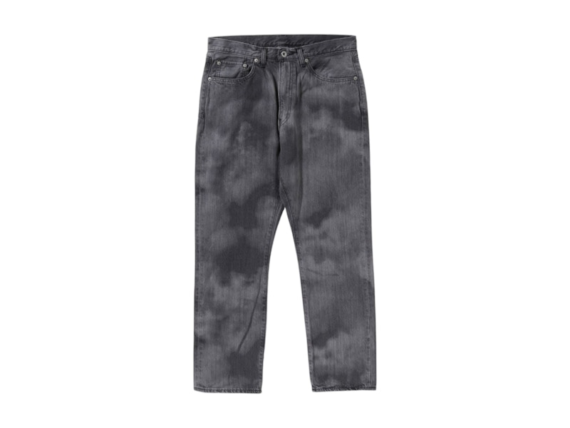 BAPE High Tone Bleach Regular Fit Denim Pants Black Men's - SS25 - US