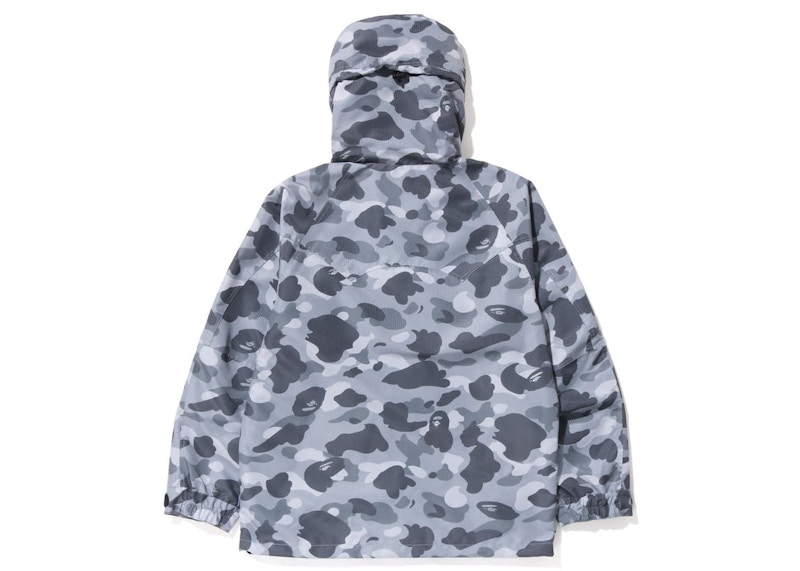 BAPE Honeycomb Camo Snowboard Jacket Grey Men's - SS23 - US