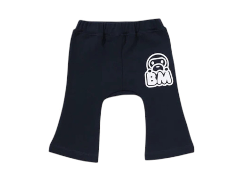 BAPE Infant Baby Milo Face Pants Navy - SS25 - US