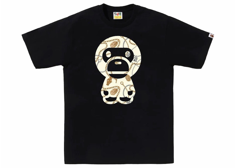 BAPE Jewels Big Baby Milo Tee Black Men's - FW23 - US
