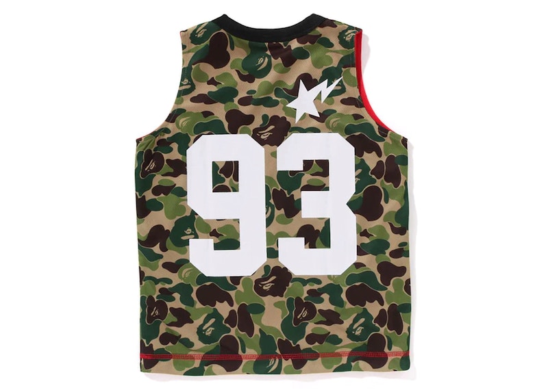 BAPE Kids' ABC Camo Mesh Reversible Tank Top Green Kids' - SS24 - US