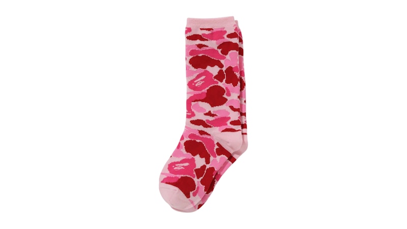 BAPE Kids ABC Camo Socks Pink - FW25 - US