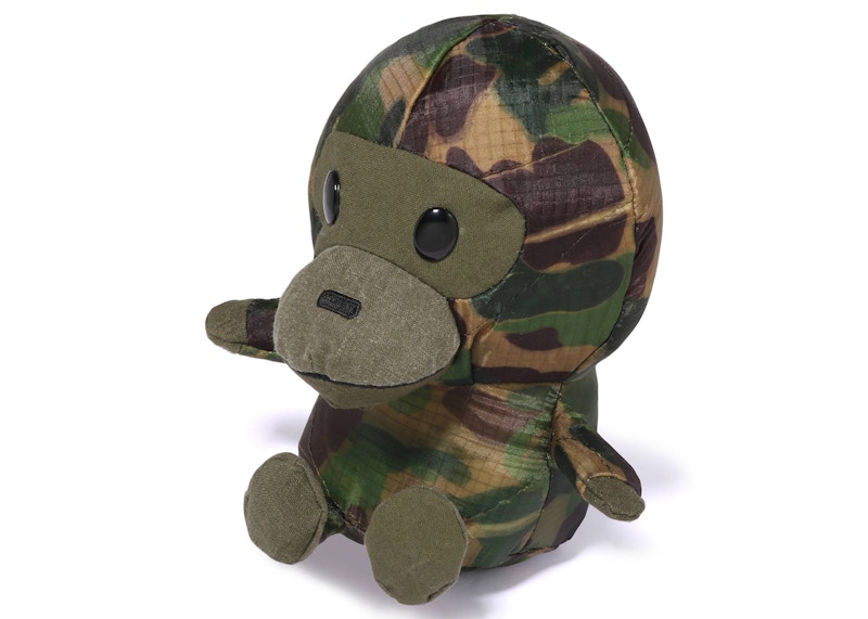 BAPE Kids x Readymade ABC Camo Baby Milo Plush Doll (S) Army Green ...