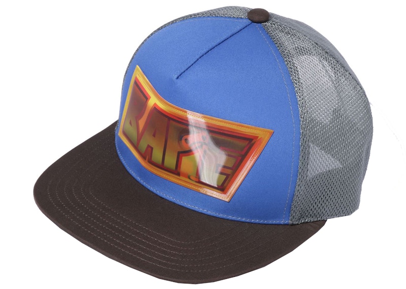 BAPE Lenticular Emblem Mesh Cap Blue - SS22 - US