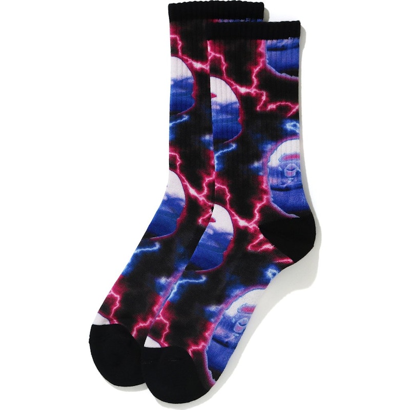 BAPE Lightning Socks Black - SS20 - US