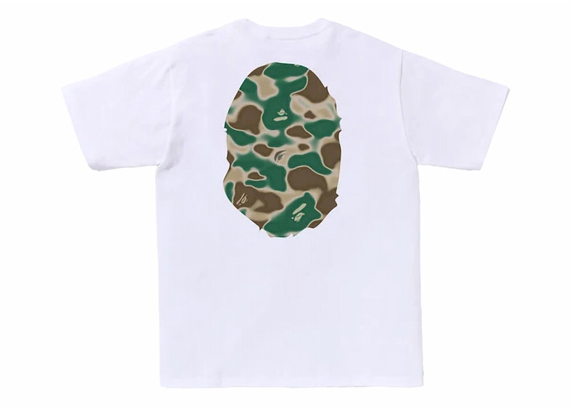 BAPE Liquid Camo Big Ape Head Tee White Men's - SS24 - US