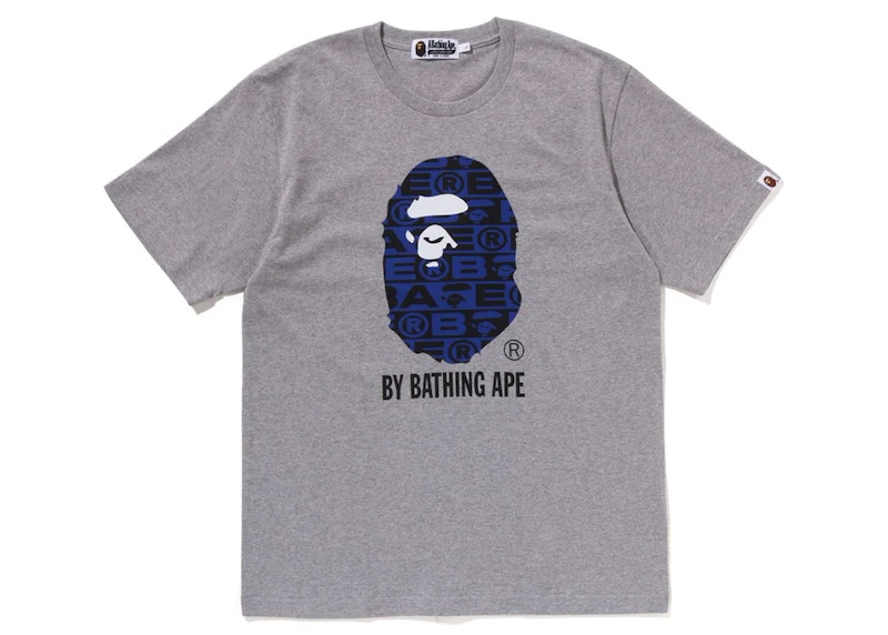 BAPE Lux Sport Pattern By Bathing Ape Tee Gray Men's - SS23 - US